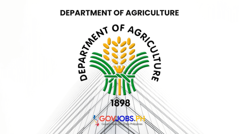 Department of Agriculture - GOVJOBS.PH