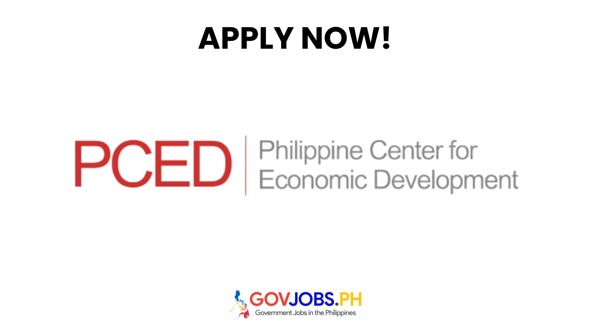 Philippine Center for Economic Development - GOVJOBS.PH